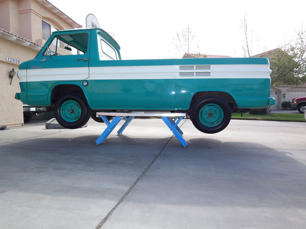 EZ CAR LIFT - FREE-STANDING USE-ANYWHERE CAR LIFT! FAST. SAFE. STRONG.EASY.